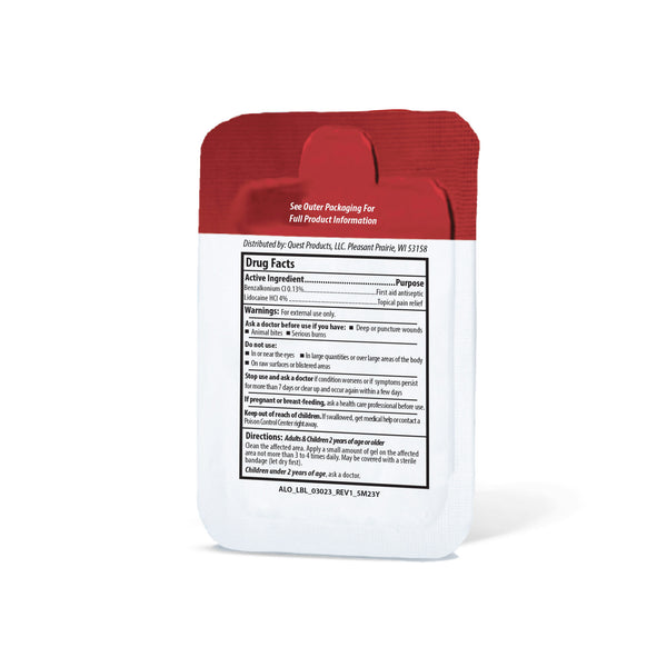 ALOCANE Max Maximum Strength Emergency Burn Gel Packets with Antisepti ...